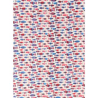 Au Printemps Paris Foulard Petits Poissons