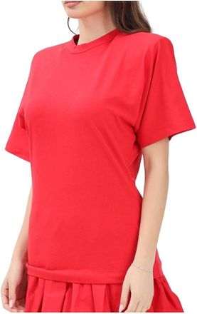 Pinko Pinko, Femme, Tops, Rouge, Taille: 36 FR T-shirt Over