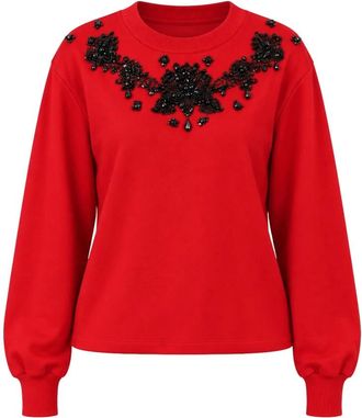 Dolce & Gabbana SweaT-shirts - Femme - Sweatshirts et sweats &agrave; capuche - Rouge - Taille: 36 FR