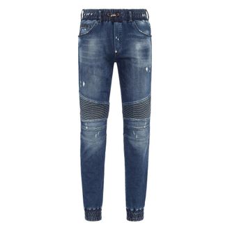 Philipp Plein Homme, Jeans, Bleu, Taille: W30 Pantalon de jogging en denim
