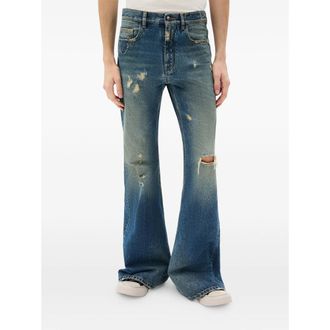 Ann Demeulemeester Hamo Distressed Five-pocket Jeans