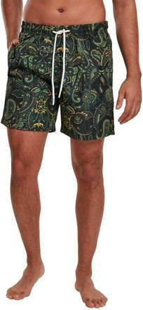 Urban Classics Herren zwembroek Paisley zwemshort Badehose, Paisley, XL EU