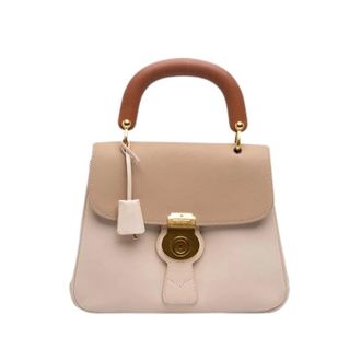 Burberry Pre-owned Dk88 Satchel - Femme - Pre-owned - Beige - Taille: ONE Size