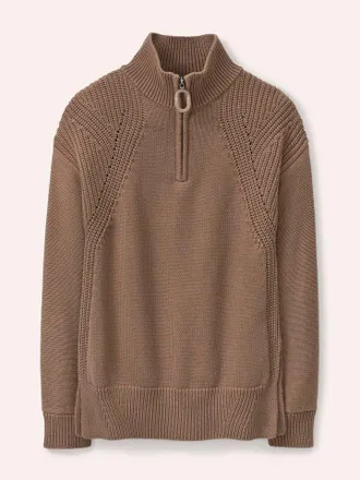 Walbusch Troyer Damen Pullover mit Troyerkragen Troyer-Kragen, modern, w&auml;rmend