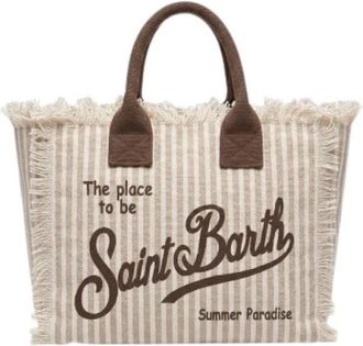 Saint Barth Femme, Sacs, Beige, Taille: ONE Size Borsa Donna