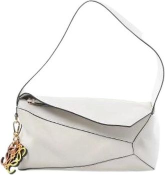 Loewe Pre-owned Puzzle Hobo - Femme - Pre-owned - Blanc - Taille: ONE Size