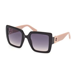 Guess unisex, Accessoires, Noir, Taille: 52 MM Lyla Oversize Square Lunettes de soleil