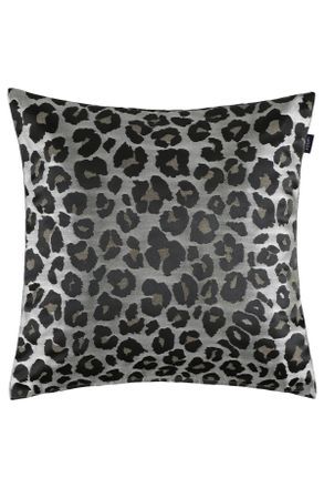 Joop Kissenh&uuml;lle J!Leo, Grau, Schwarz, Silber, Beige, Textil, Animalprint, 40x40 cm, hochwertige Qualit&auml;t, Wohntextilien, Bez&uuml;ge, Kissenbez&uuml;ge