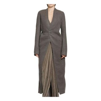 Rick Owens LS Blouse dh&ocirc;pital - Femme - Manteaux - Gris - Taille: 38 FR