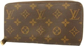 Louis Vuitton unisex, Pre-owned, Brun, Taille: ONE Size Portefeuille en tissu Pre-owned