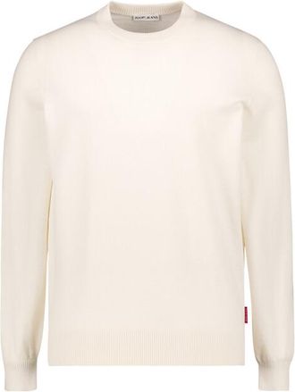 Joop Herren Pullover beige Wolle unifarben