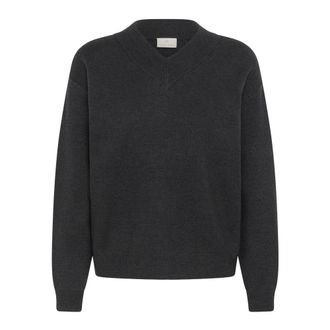 Kaffe Strickware - - Knitwear - Damen - Grau - 2XL