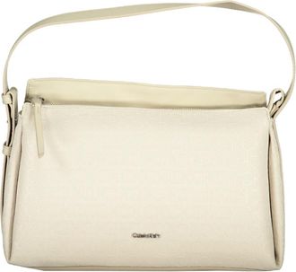 Calvin Klein Femme, Sacs, Beige, Taille: ONE Size Gracie Shoulder Bag