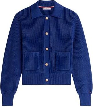 Tommy Hilfiger Cardigan c&ocirc;tel&eacute; en coton