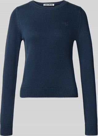 Review Slim Fit Pullover aus reiner Baumwolle