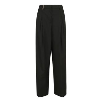 PESERICO Femme, Pantalons, Noir, Taille: 36 FR Tela Tecnica Pantalons