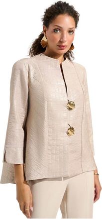 Joseph Ribkoff Femme, Blouses et Chemises, Beige, Taille: 46 FR Joseph Ribkoff Vestes Golden