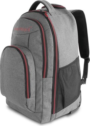 Normani Trolley-Rucksack Schulrucksack | Rucksack mit Rollen und Trolleygriff | Handgep&auml;ck 30 L Rot 30 Liter