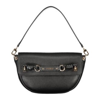 Guess Camelia Umh&auml;ngetasche mit &Uuml;berschlag - - Bags - Damen - Schwarzk - ONE SIZE