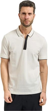 A|X Armani Exchange Homme, Tops, Blanc, Taille: 2XL Polo Piquet Slim Fit