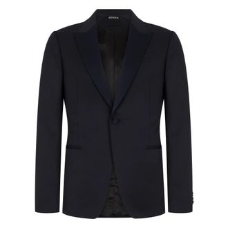 Ermenegildo Zegna Woll- und Kaschmirjacke - - Jackets - Herren - Blau - 2XL
