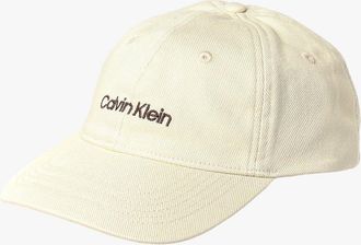Calvin Klein Casquette en jean &agrave; logo brod&eacute;