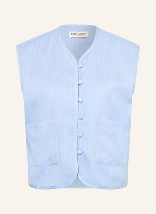 Lollys Laundry Lollys Laundry Weste Abbeyll blau