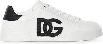 Dolce & Gabbana Homme, Chaussures, Blanc, Taille: 43 EU Portofino Baskets
