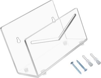 Aboofan Acryl Briefablage Briefhalter Transparent f&uuml;r Schreibtisch Postorganizer B&uuml;ro und Zuhause Dokumentenhalter