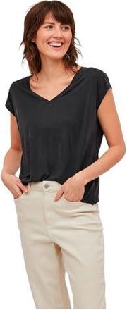 Vila Vila T-Shirt DALA pour Femme, Noir, Taille XS, Noir, XS