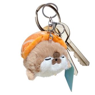 Generic Porte-cl&eacute;s mignon en peluche, porte-cl&eacute;s en peluche douce &agrave; c&acirc;liner de 12 cm, petit porte-cl&eacute;s en peluche pour sacs, pendentif adorable en tissu de co