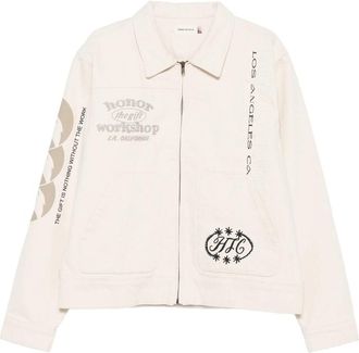 Honor The Gift Zip-up Graphic-print Jacket