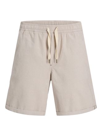Jack & Jones Sweatshorts JACK & JONES JPSTJAIDEN SOLAR SHORTS SRT, Herren, Gr. L, N-Gr, string, angeraute Sweatware, Obermaterial: 98% Baumwolle, 2% Elasthan, unif
