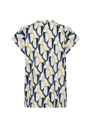 Soyaconcept Tunikashirt SC-FELICITY AOP 533 aus Baumwollmischung mit Viskose, figurumspielende Passform