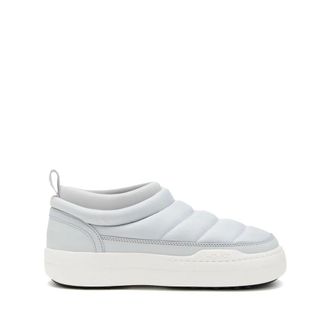Moon Boot Logo-Print Slip-On Schuhe - - Shoes - Damen - Grau - 39 EU