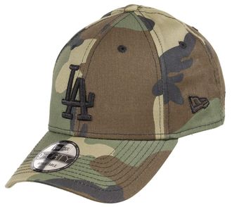 New Era Los Angeles Dodgers MLB Rear Logo Woodland Woodland Camo/Black 9Forty Adjustable Cap - One-Size