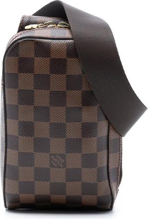 Louis Vuitton 2000-2010 Damier Ebene Geronimos crossbody bag - Braun