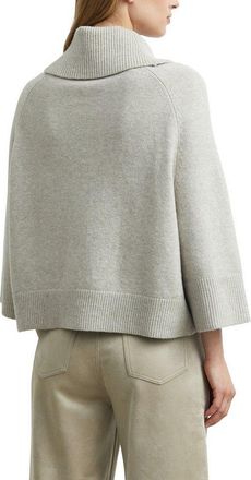 Comma Rollkragenpullover / Poncho-Pullover mit weitem Kragen, Loose Fit