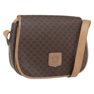 Celine Sac bandouli&egrave;re vintage Pre-owned - Femme - Pre-owned - Brun - Taille: ONE Size
