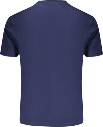 Napapijri Logo-Print Cotton T-Shirt - Navy