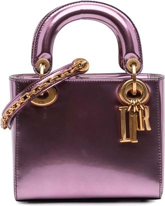 Dior mini sac à main Lady Dior (2018) - Rose