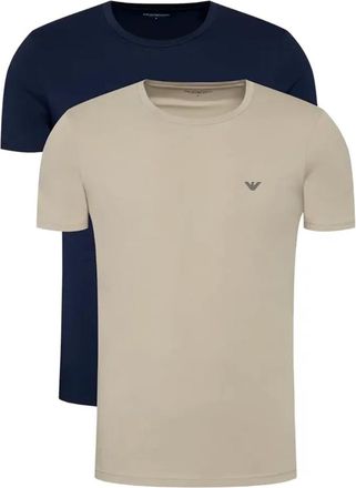 Emporio Armani Herren-T-Shirt-Packung x2 Adler