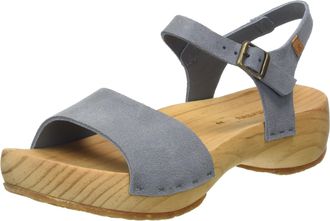 El Naturalista Damen shokunin Sandale mit Absatz, blau (Blue Fog), 40 EU