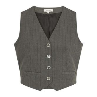 Morgan Femme 252-cboky.f Gilet, Gris M, 36 EU