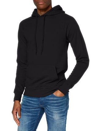 Fruit Of The Loom Herren Leichtes &Uuml;berziehen Kapuzensweatshirt, Schwarz, XL