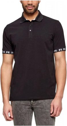 Karl Lagerfeld Homme, Tops, Noir, Taille: M Polo