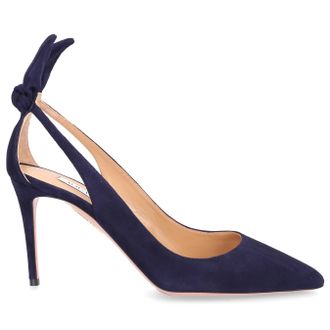 Aquazzura Pumps BOW TIE 85 Veloursleder