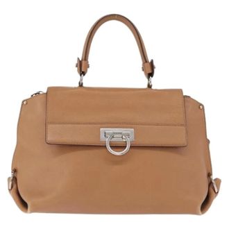 Ferragamo Sac &agrave; main Pre-owned - Femme - Pre-owned - Beige - Taille: ONE Size