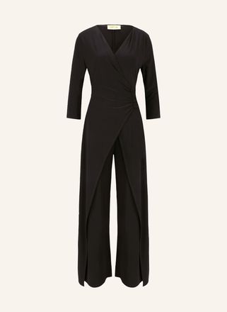 Cartoon Cartoon Jumpsuit In Wickeloptik Mit 3/4-Arm schwarz
