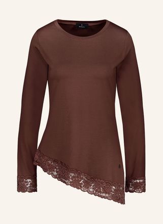 Monari Monari Longsleeve Mit Spitze braun